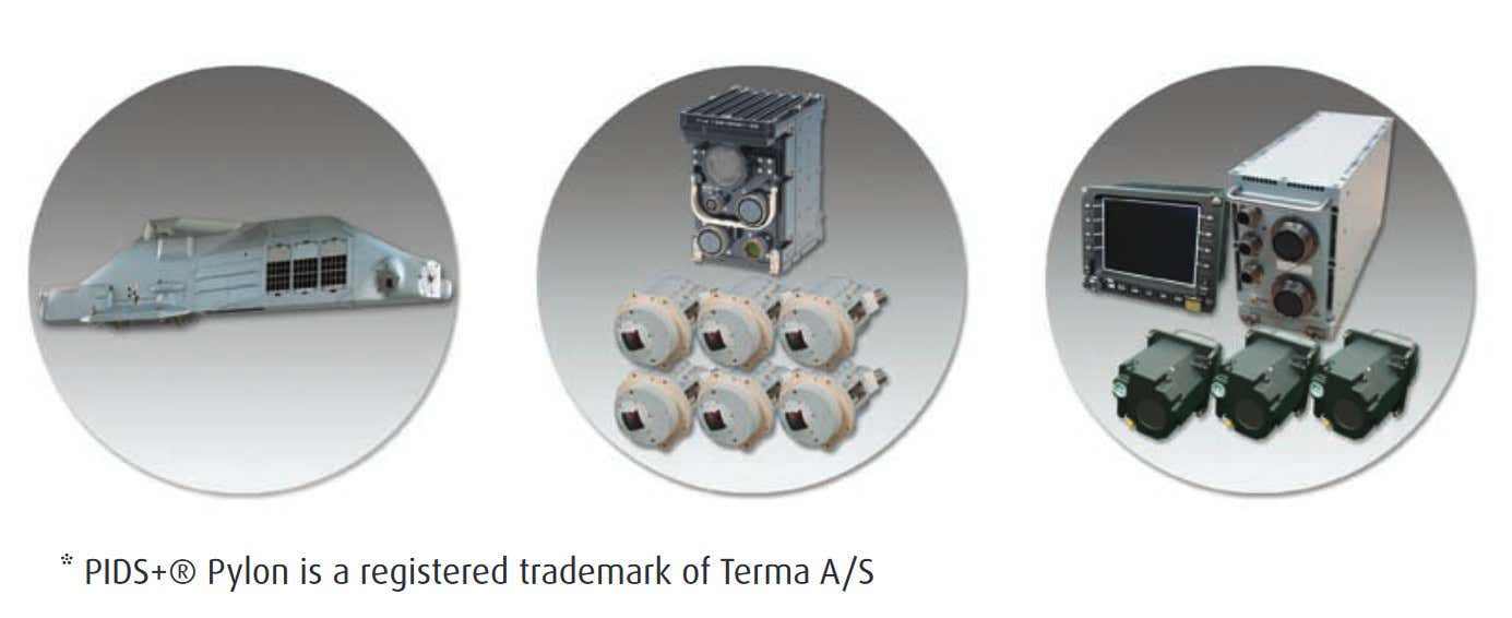 空军F-16乘坐带内置导弹警告传感器的塔架和对策
